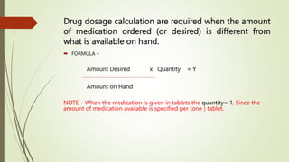 self drug calculation.pptx