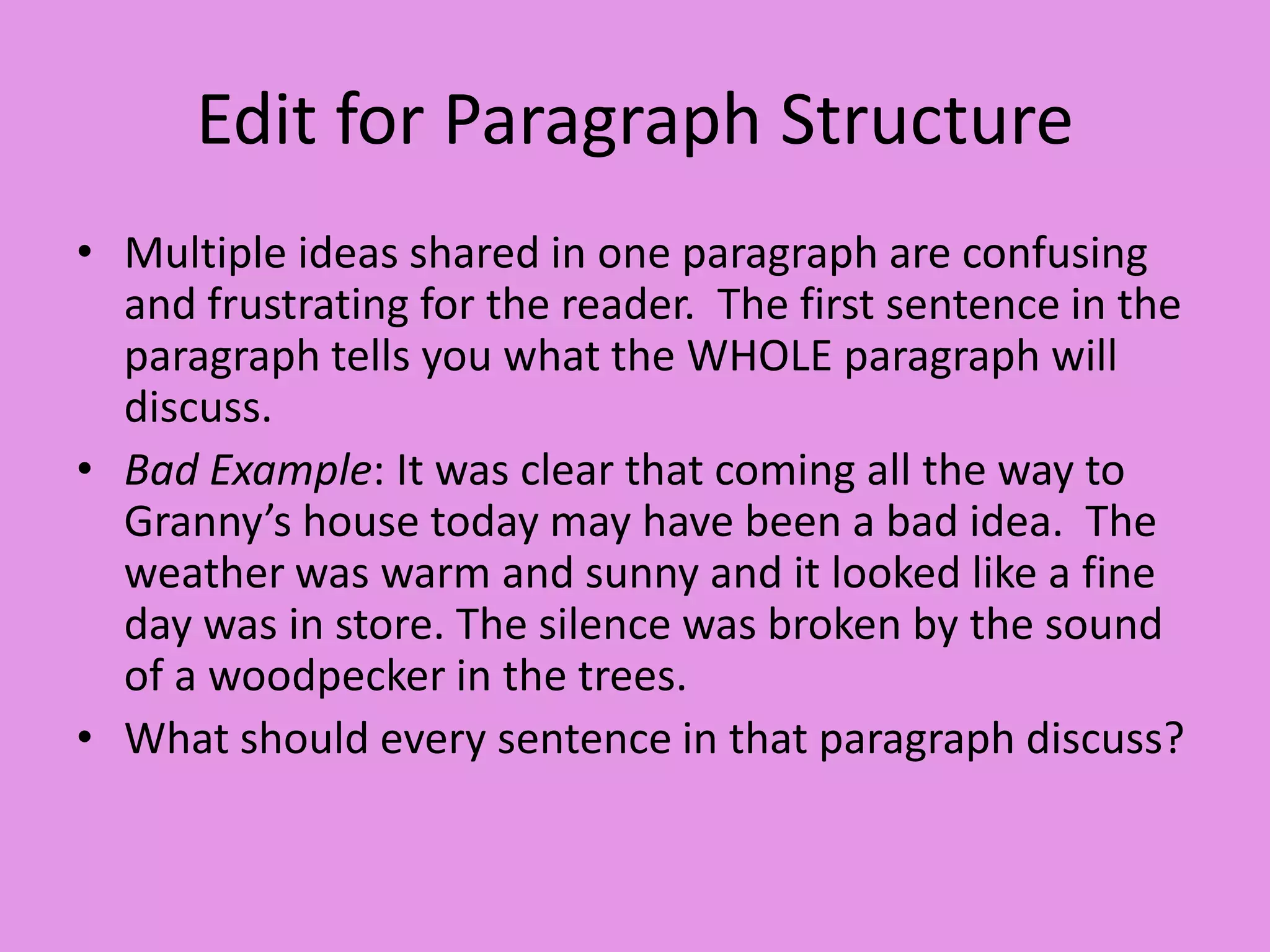 Self editing 101 | PPTX | Freelance Writing | Content Production