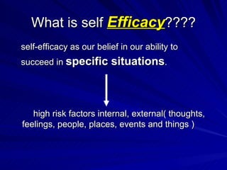 Self efficacy | PPT