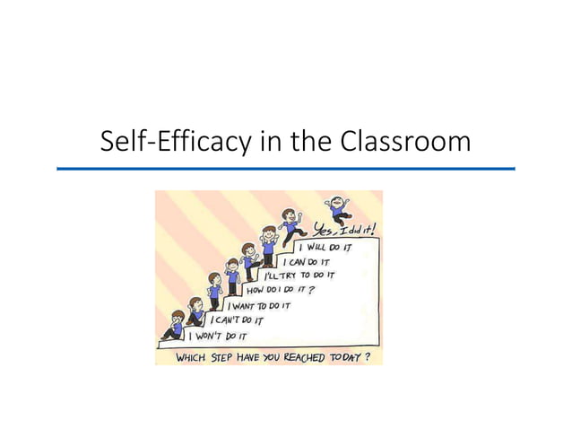 Self-Efficacy Presentation | PPTX