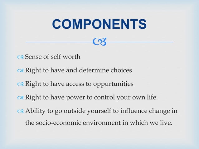 Self empowerment | PPTX