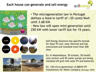 Self Energy Miguel Matias 21 Jan 2011 | PPT
