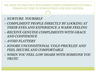 Self esteem | PPTX