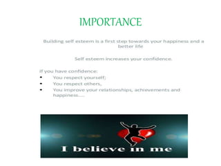 Self esteem | PPTX