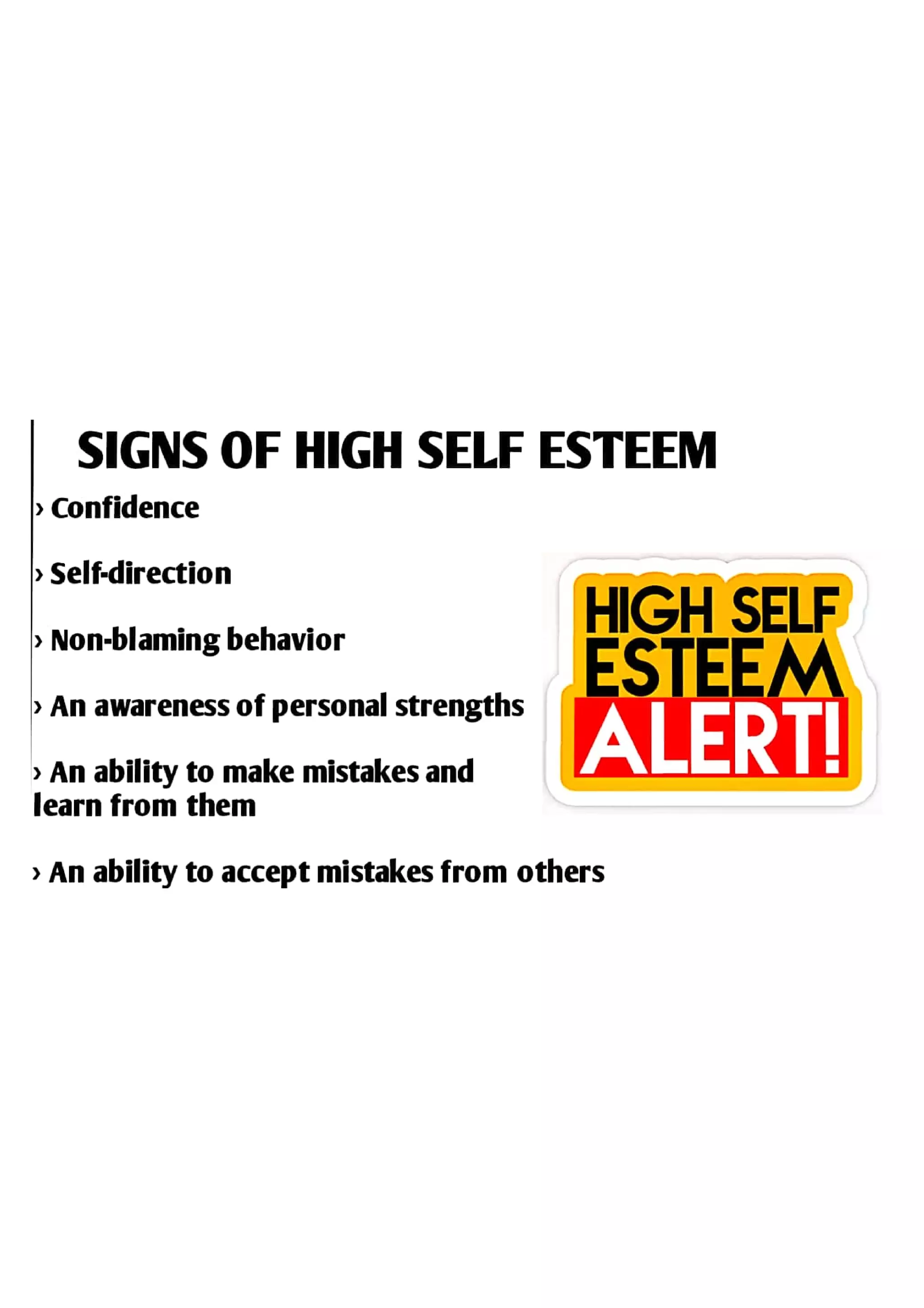 SELF ESTEEM | PDF