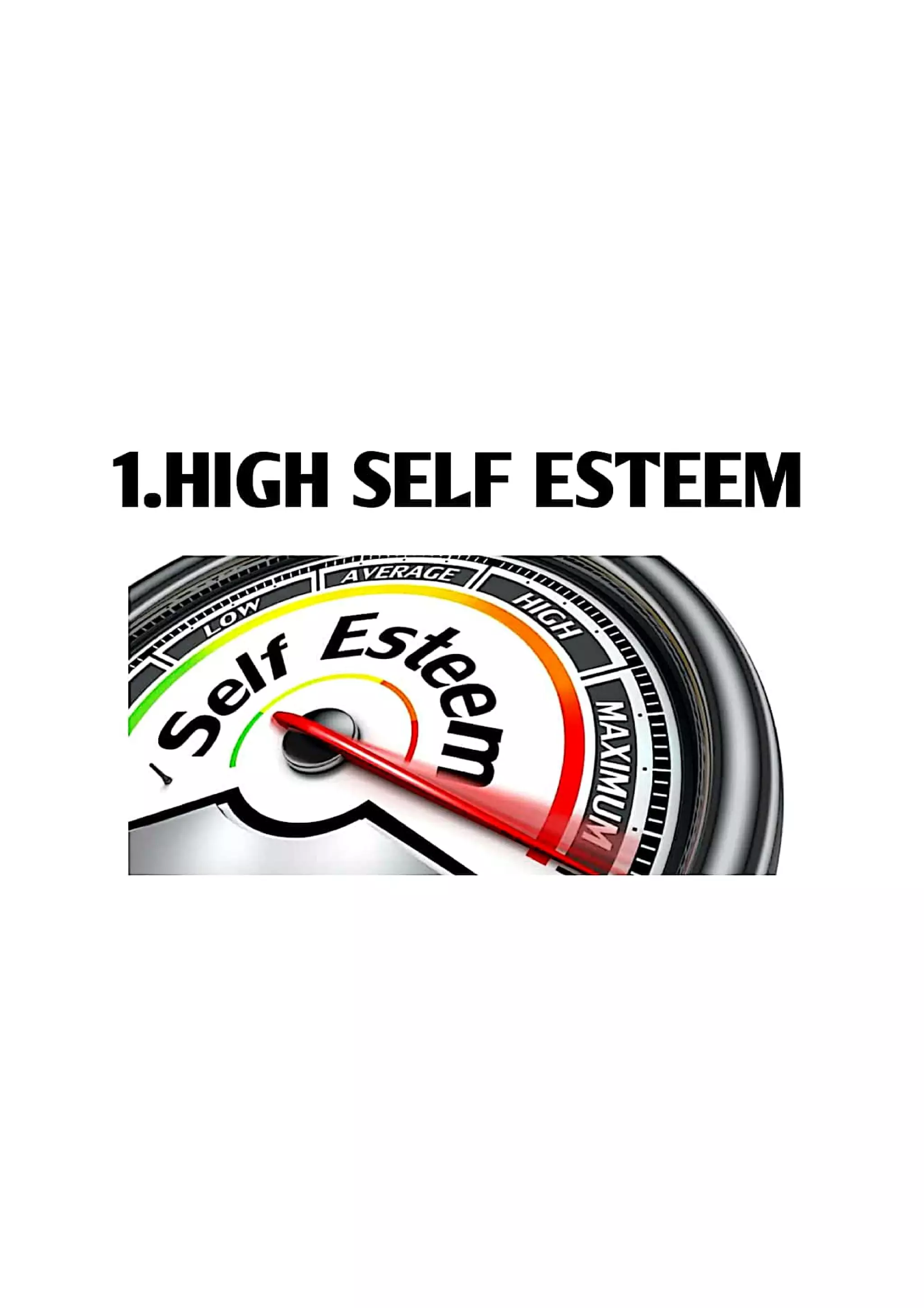 SELF ESTEEM | PDF