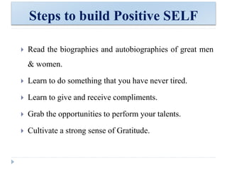 Self Analysis | PPTX
