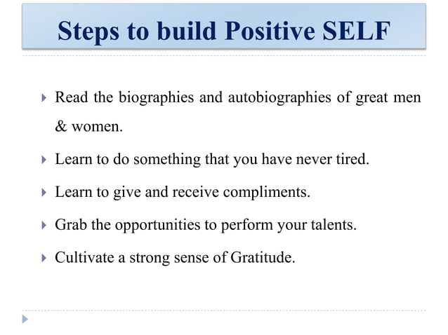 Self Analysis | PPT