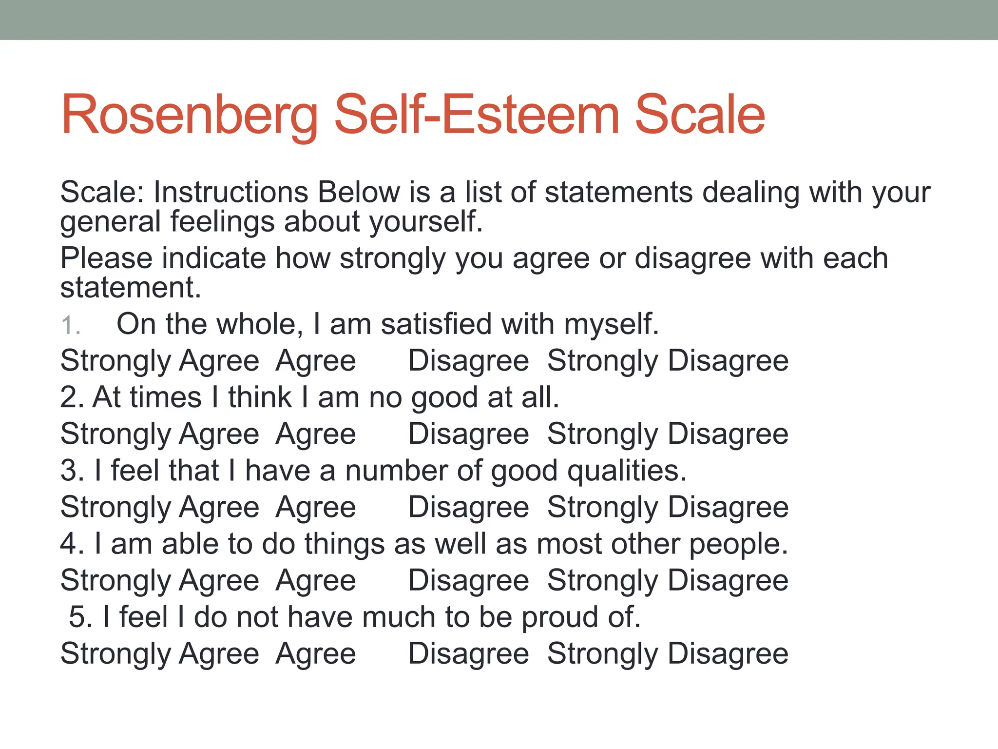 SELF ESTEEM by Loyola college Psychology .pptx