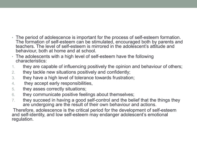 SELF ESTEEM by Loyola college Psychology .pptx