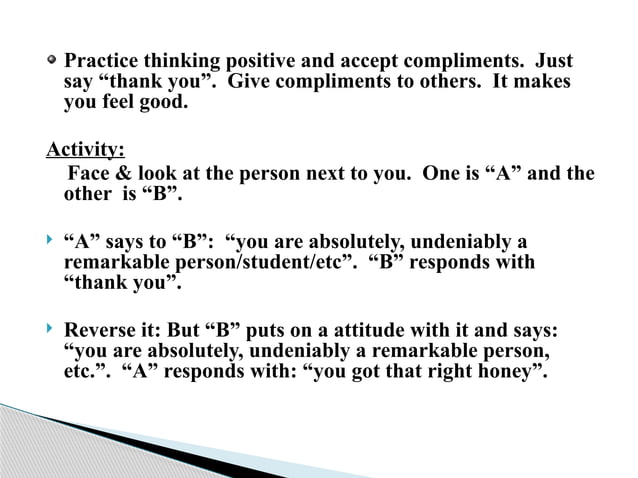 Self Esteem powerpoint fot kids better explained | PPTX