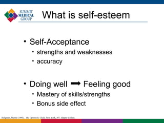 Improving Self Esteem in Children and Teens | PPT