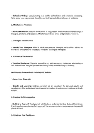 Empower Your Inner Self: A Journey to Unshakable Self-Esteem | PDF