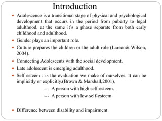 Self esteem final presenattaion | PPTX | Parenting Teens | Parenting