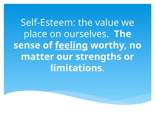 Self Esteem For Educational Psychology Powerpoint Pptx