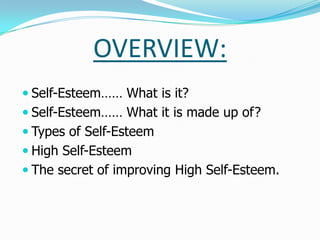 Self esteem ppt copy - copy | PPTX