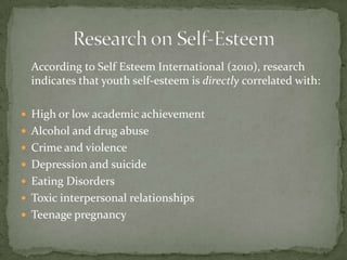 Self Esteem Presentation | PPTX | Parenting Teens | Parenting