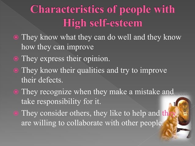 Self esteem presentation | PPTX