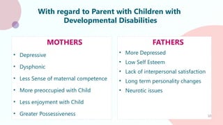 Parent and the Child - Self Esteem, Stress, Depression | PPT