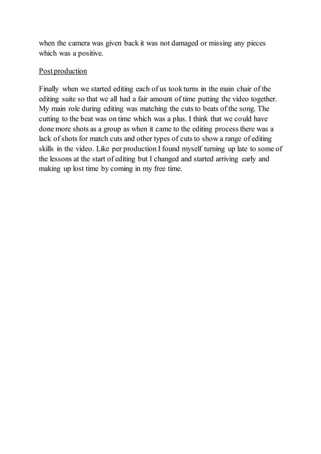 Self evaluation | DOCX