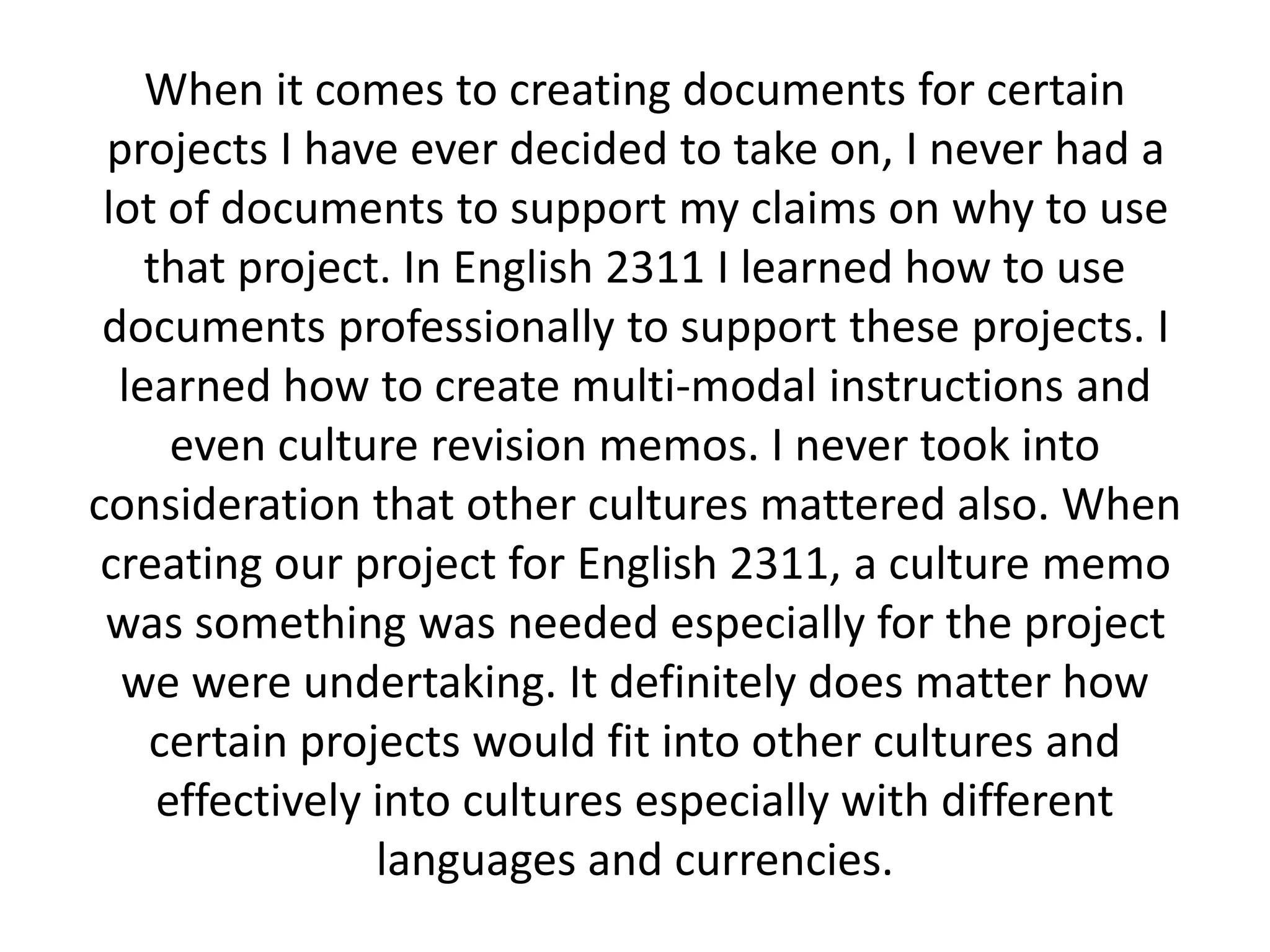 Self evaluation memo | PPTX