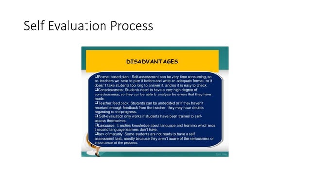 Self evaluation ppt | PPTX