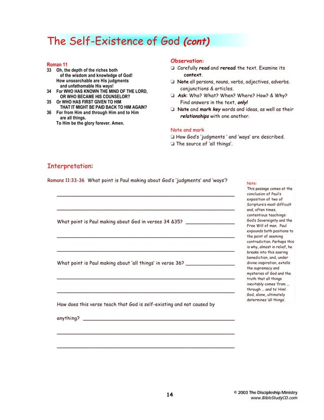 Selfexistence of god | PDF