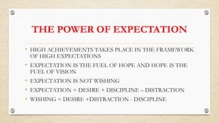 Self expectation | PPTX