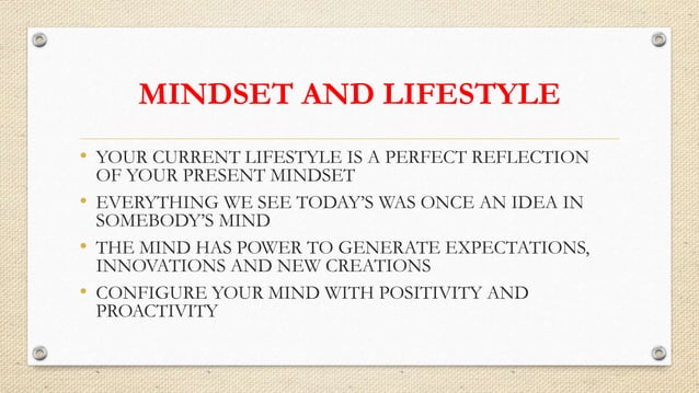 Self expectation | PPTX