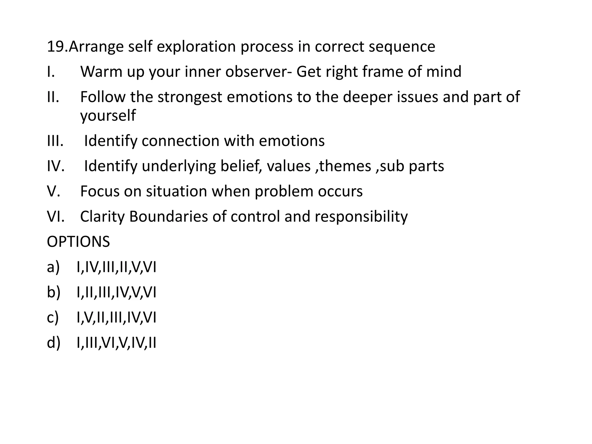 Self exploration | PPTX