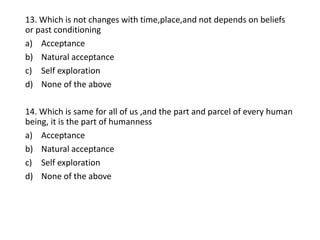 Self exploration | PPTX