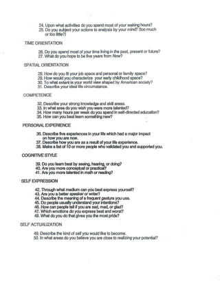 A Guide for Self Exploration | PDF