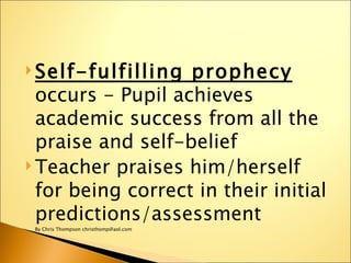 Self Fulfilling Prophecy In Action | PPT