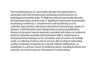 self functioning criteria explaind dsm.pptx