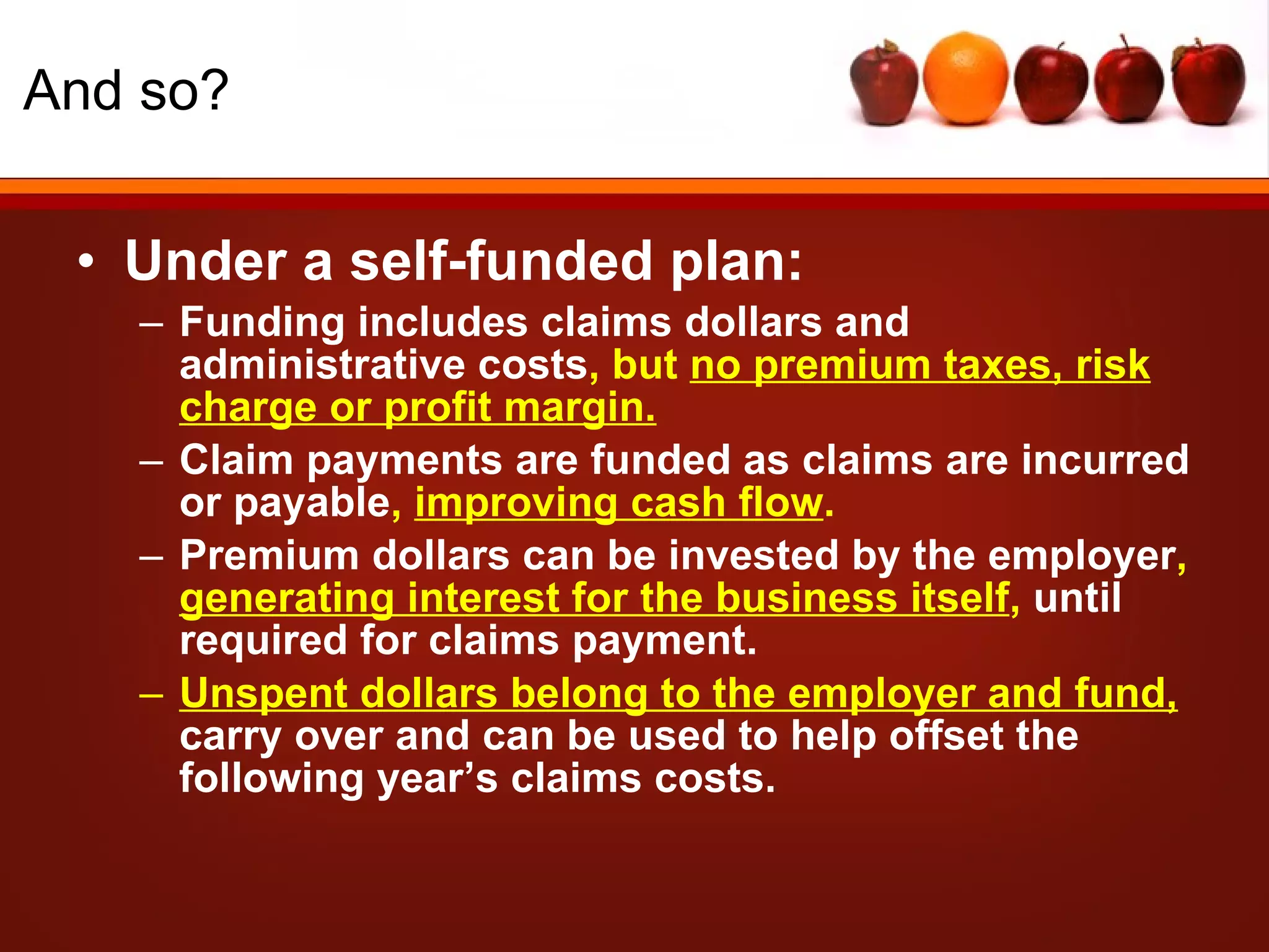 Self Funded Health Plans 101 | PPS