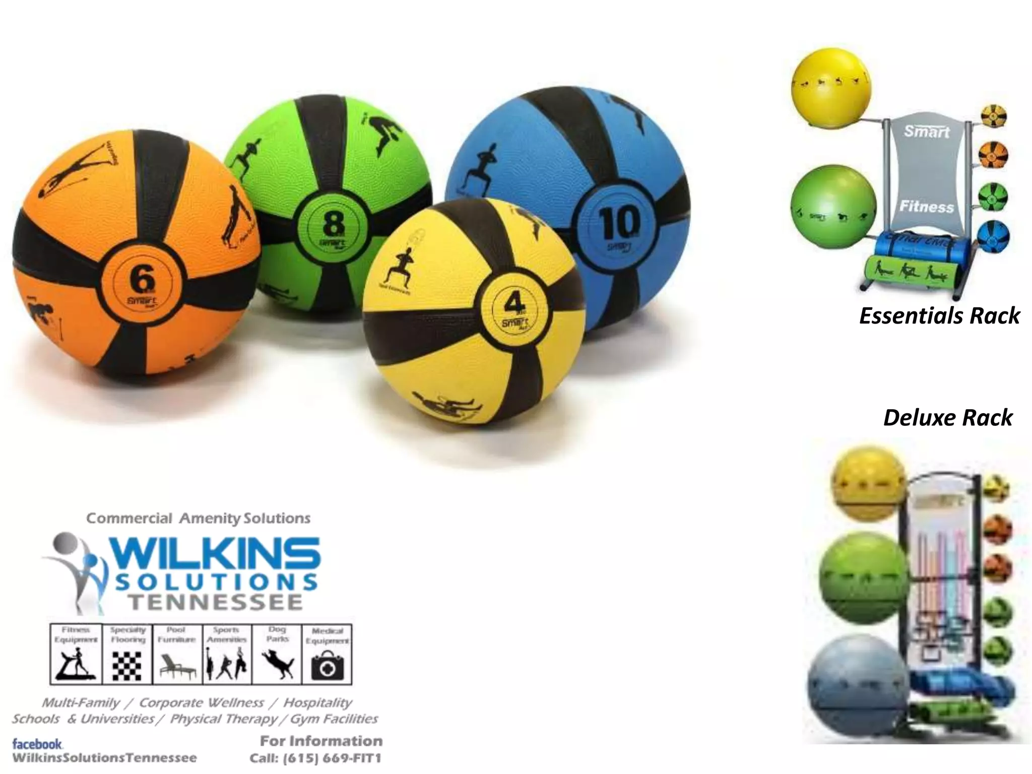 Self guided medicine balls and racks | PPTX