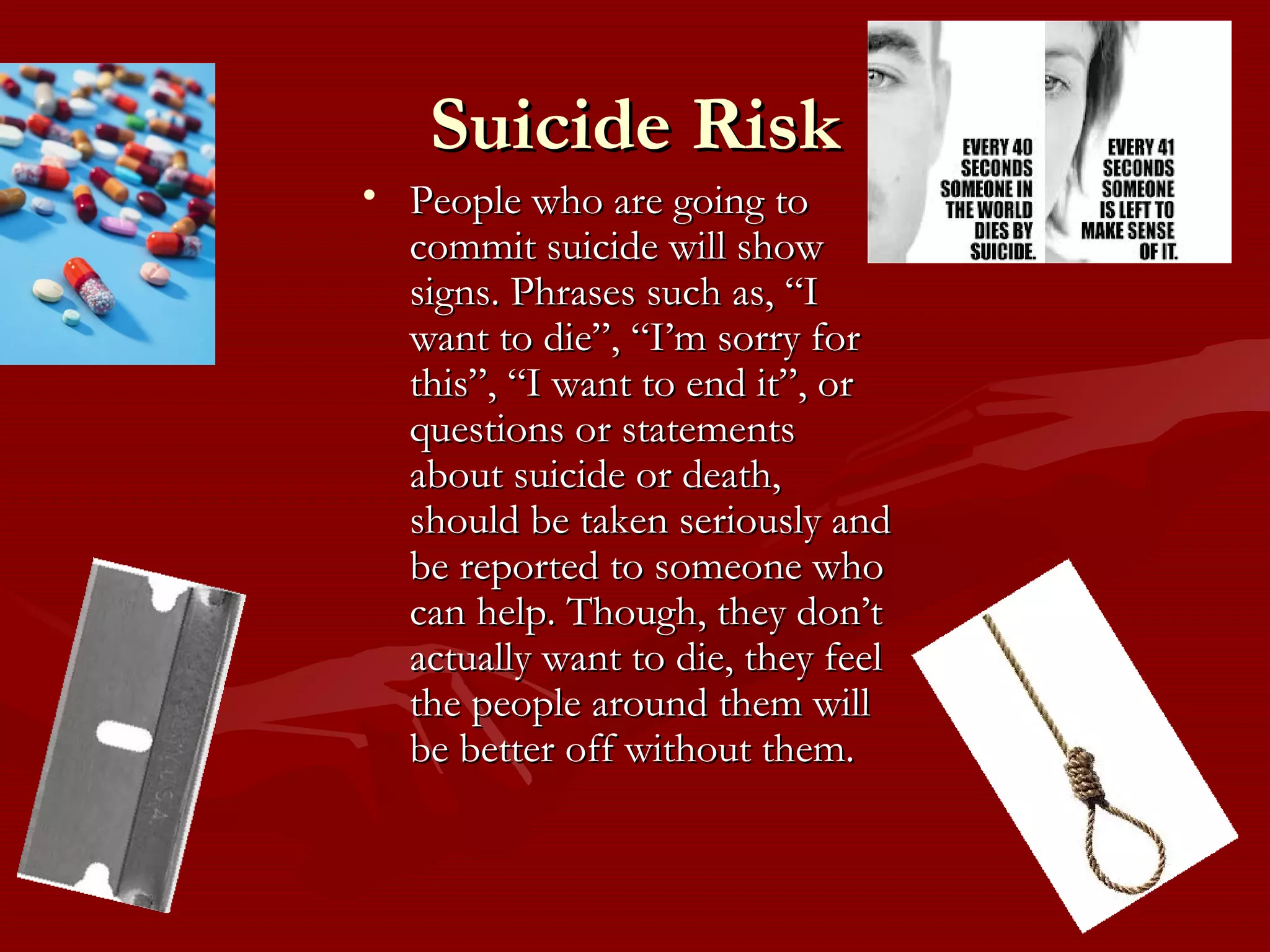Self harm | PPT | First Aid | Injuries