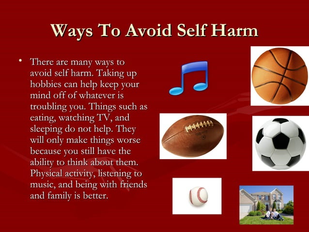 Self harm | PPT | First Aid | Injuries
