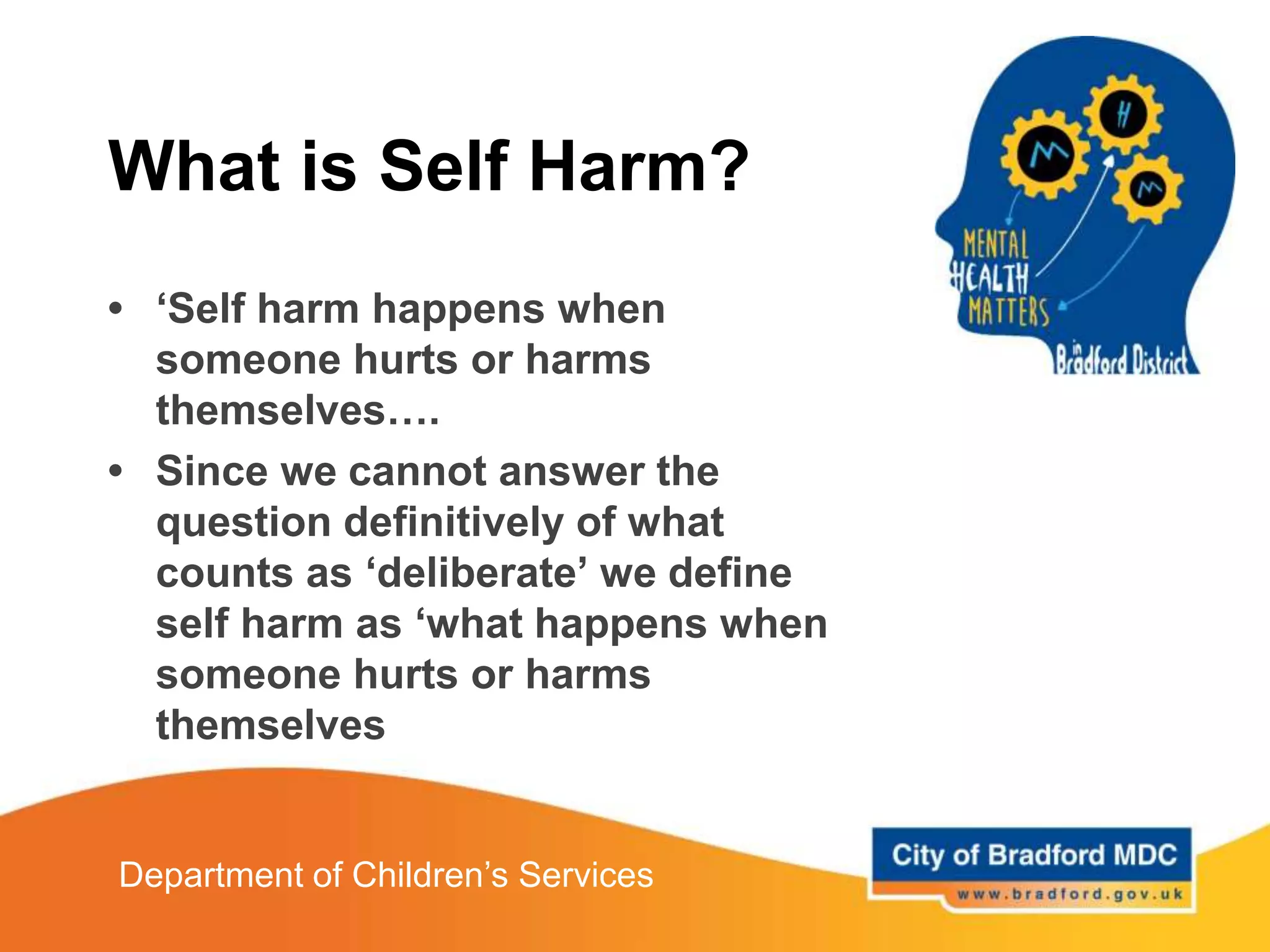 Self Harm Policy Launch Powerpoint Presentation Feb 2015.ppt