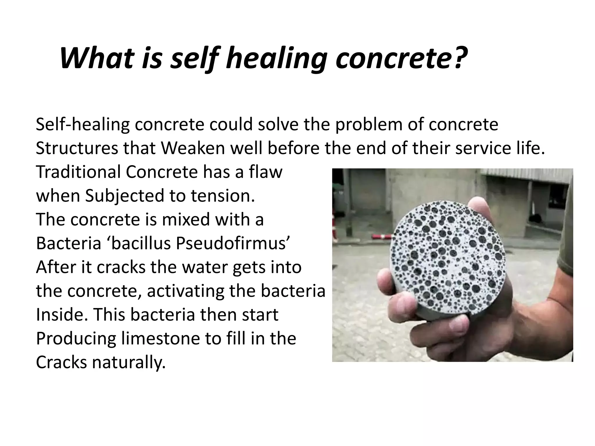 Self healing concrete | PDF