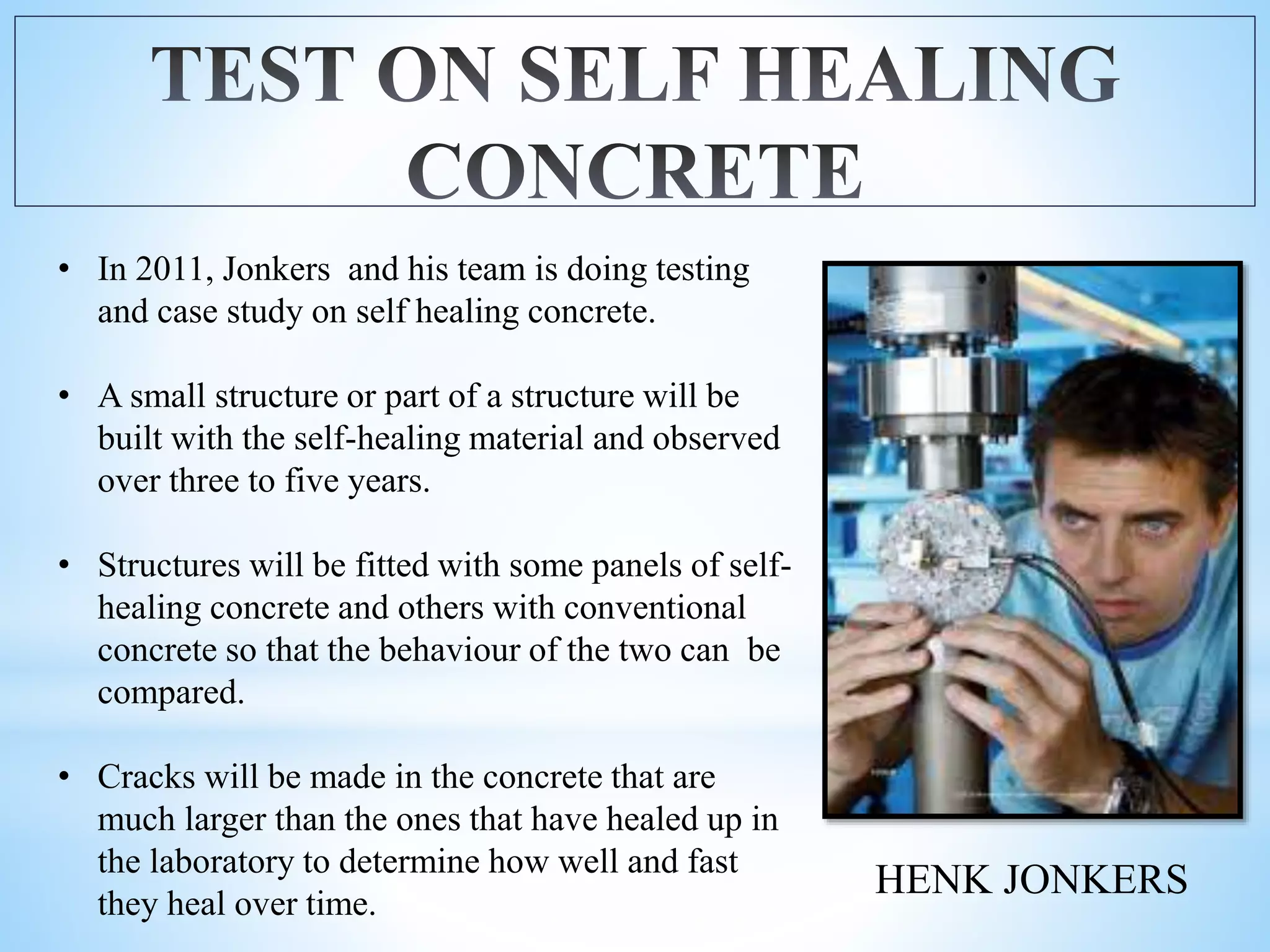 Self Healing Concrete | PPTX