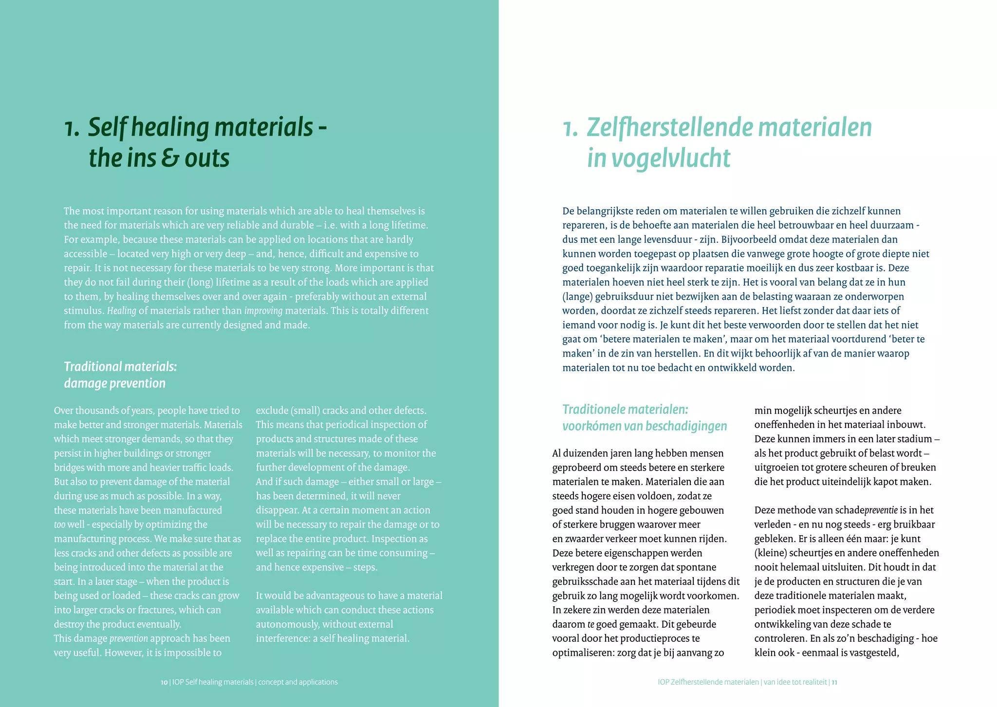Self healing materials iop overzicht | PDF