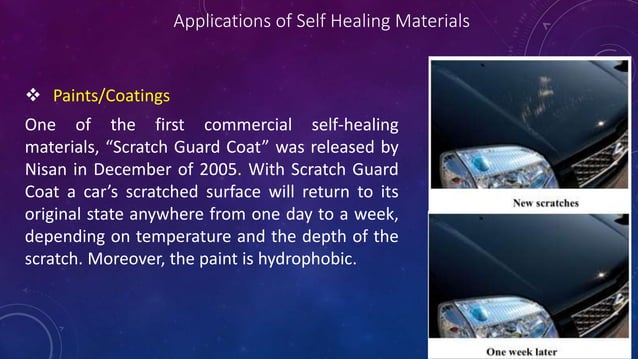 An Introduction to Self healing polymers | PPTX