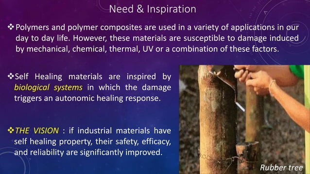 An Introduction to Self healing polymers | PPTX