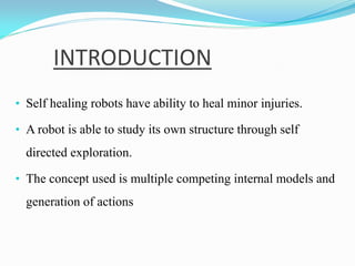 Self healing robots | PDF