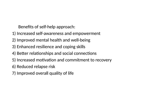 Self help approach in addiction patients.pptx
