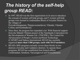 Self help group and a Women Entrepreneur | PPT