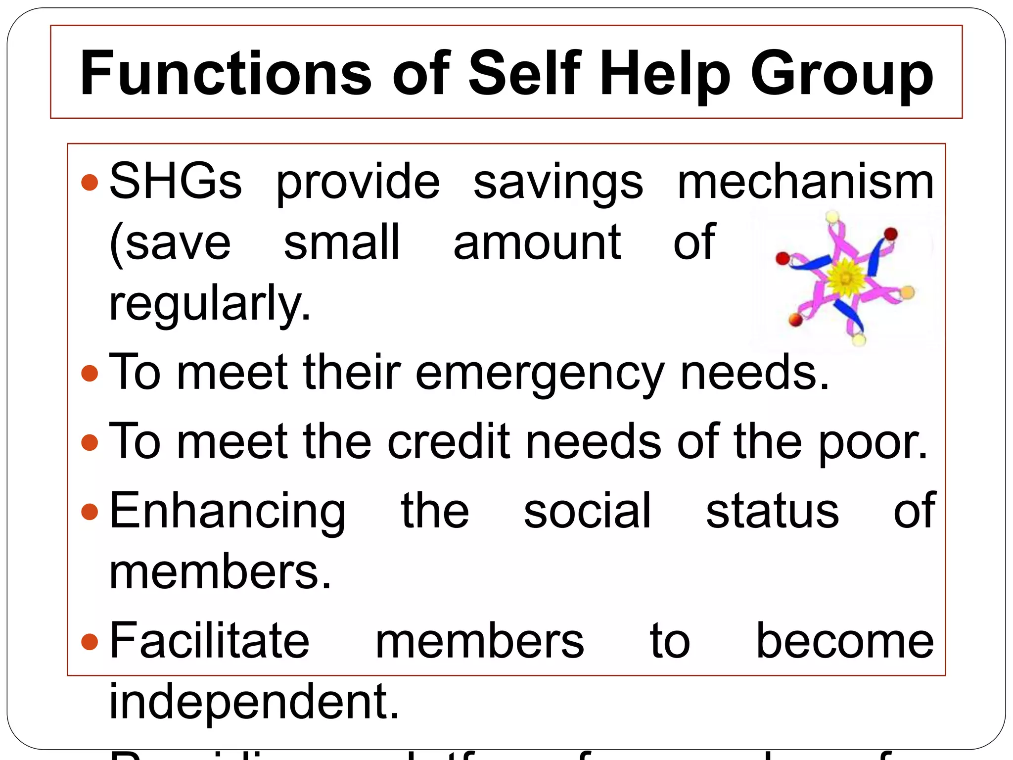 Self Help Group | PPTX