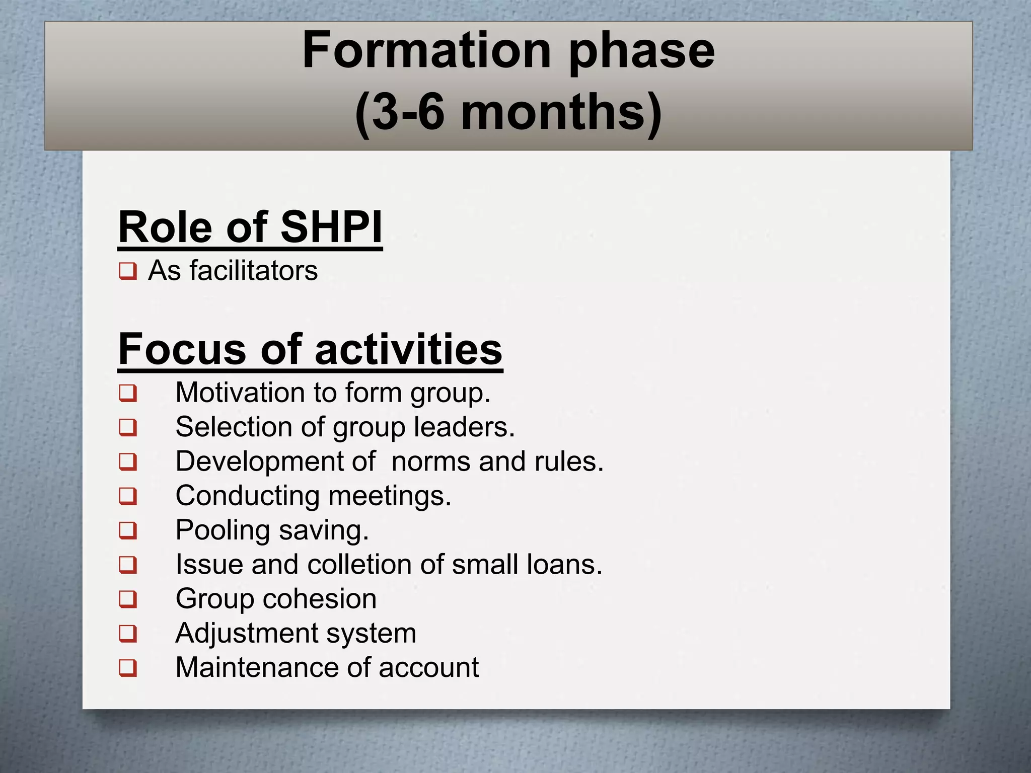 Self help group (NABARD) | PPTX