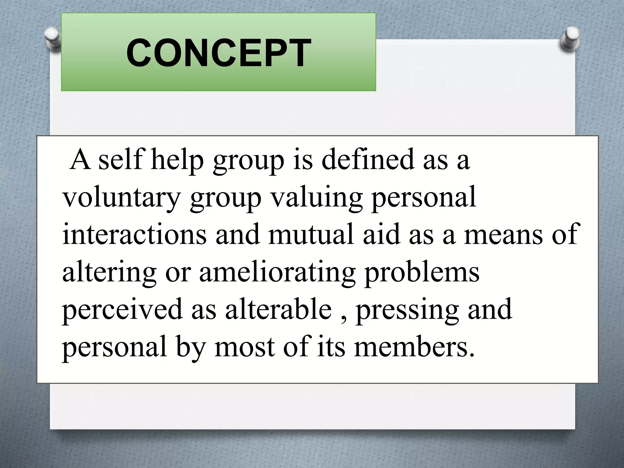 Self help group (NABARD) | PPTX